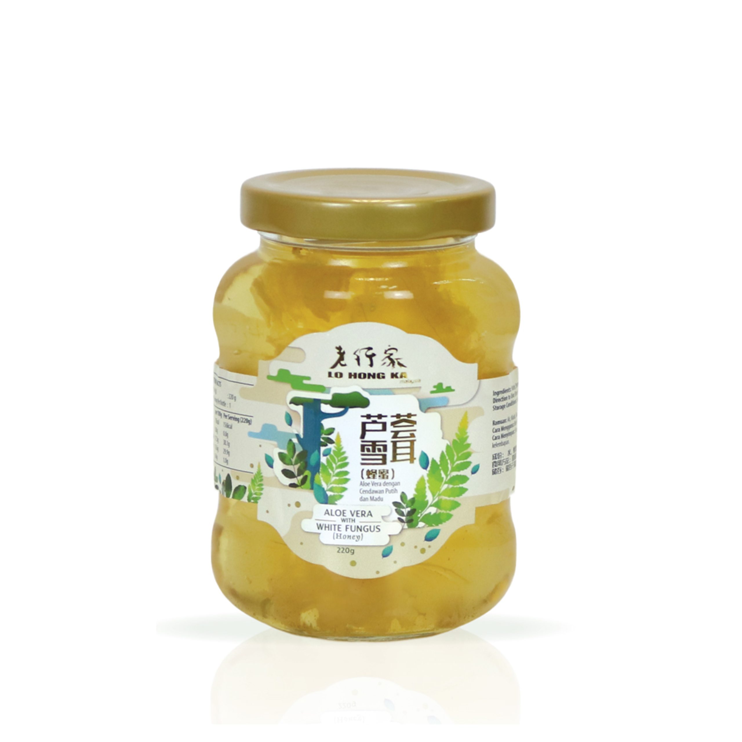 Lo Hong Ka Aloe Vera with White Fungus – Honey 220g – Lo Hong Ka Malaysia